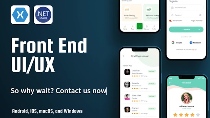 Design Dot Net Maui Or Xamarin Forms Ui Ux Design Net By Faridamro