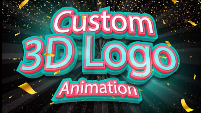 Custom 3d logo animation in 06 hours by Surujrony | Fiverr