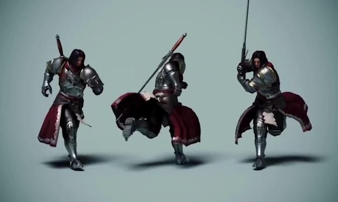 Do 3d Game Character Model Game Animation 3d Rigging Fbx Unity Unreal