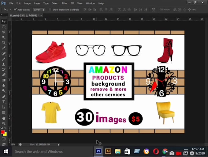 Edit amazon product background remove and retouching by Designer_tohin ...