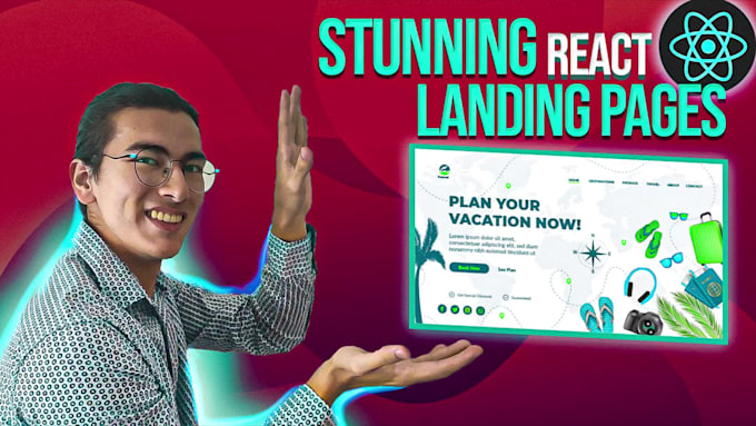 Code an awesome landing page in react by Estebansant | Fiverr