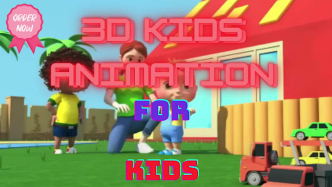 Create hd unique 2d and 3d animated kids video editing by ...