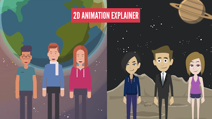 Create 2d animation explainer by Logosbuilder | Fiverr