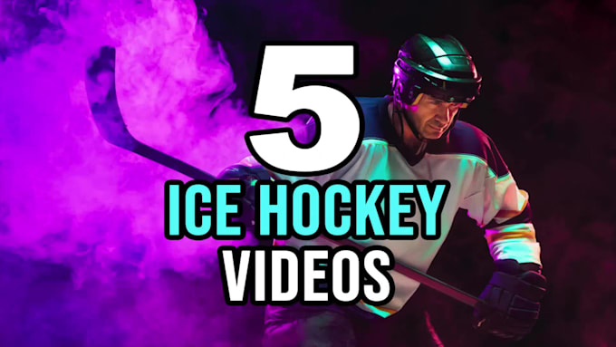 Make ice hockey logo intro video animation by Shortvideos | Fiverr