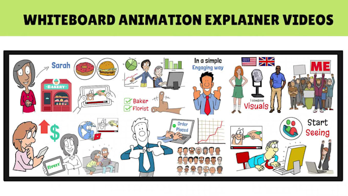 Create engaging doodle whiteboard animation explainer video by Whiteboard3 | Fiverr