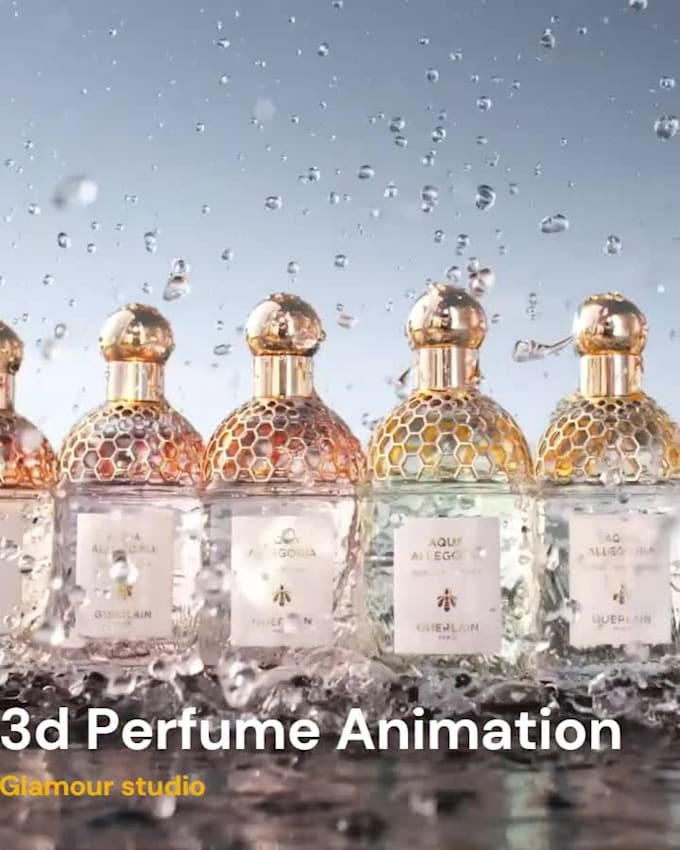 Do 3d perfume animation 3d bottle animation 3d perfume design 3d ...