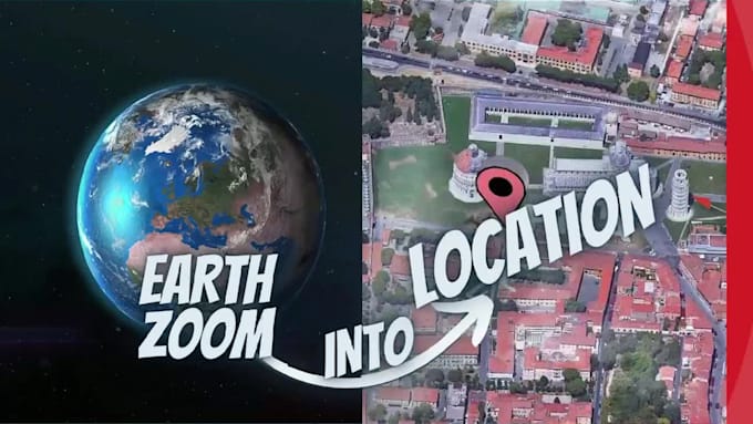 Make earth and map zoom animations with motion graphics by ...