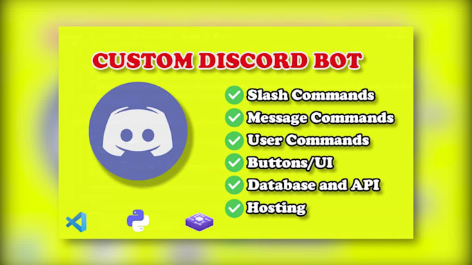 Create custom discord bots with openai api, crypto, etc by Mubasshir_ch | Fiverr
