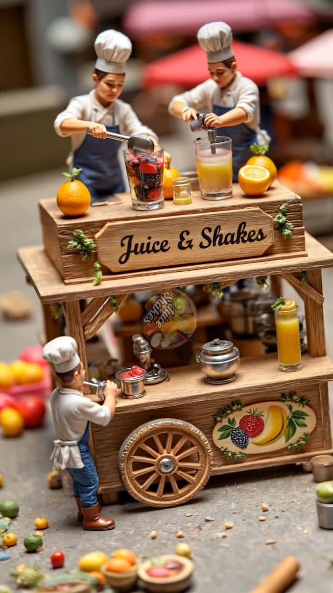 Do miniature ai logo intro video of food brand by Creativestream | Fiverr