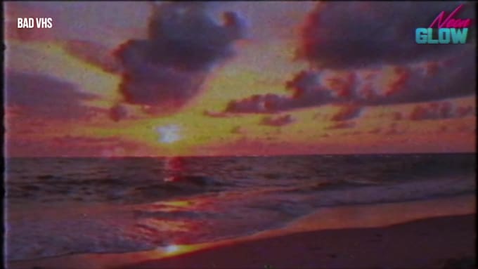 Add a vhs 80s 90s effect to your video by Neonglow | Fiverr
