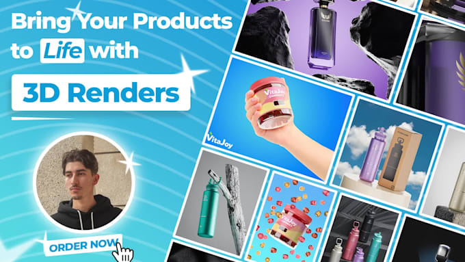Do 3d product modeling, realistic rendering, and animation for amazon ...