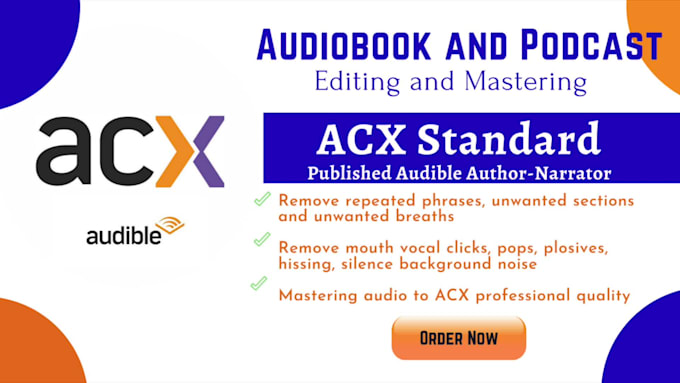 Edit, mix, and master your audiobook to comply with acx standards by ...