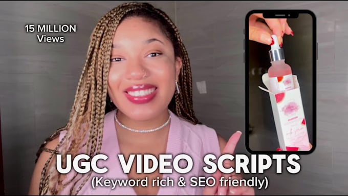Write ugc scripts that convert for any niche in 24 hours by Kieara_celina | Fiverr
