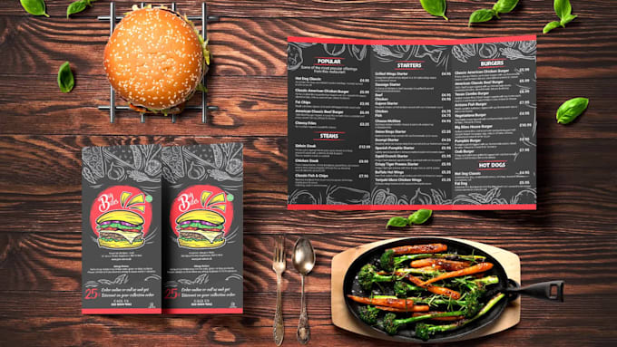 Do amazing restaurant menu, digital menu, food menu by Royalldesigner ...