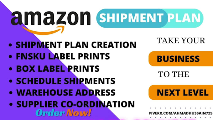 Setup amazon fba, create fba shipment plan, amazon fba sourcing and amz ...