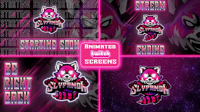 Make animated starting, brb, stinger screens for twitch stream by ...