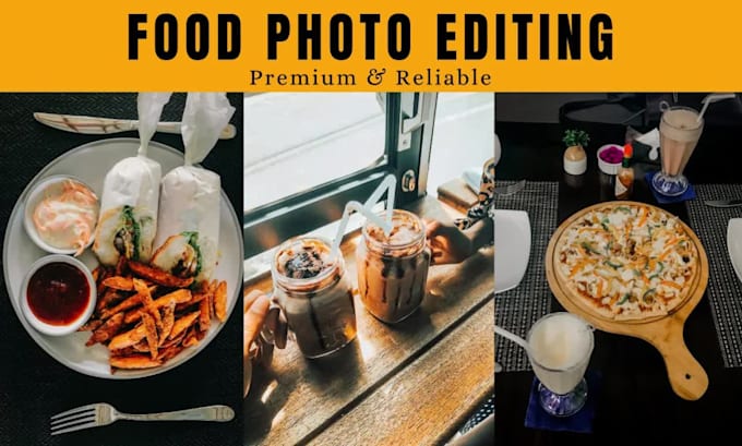 Do super fast food photo editing lightroom product retouch photoshop by ...