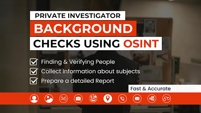 Be private investigator and osint expert to check background by Xyber247 | Fiverr