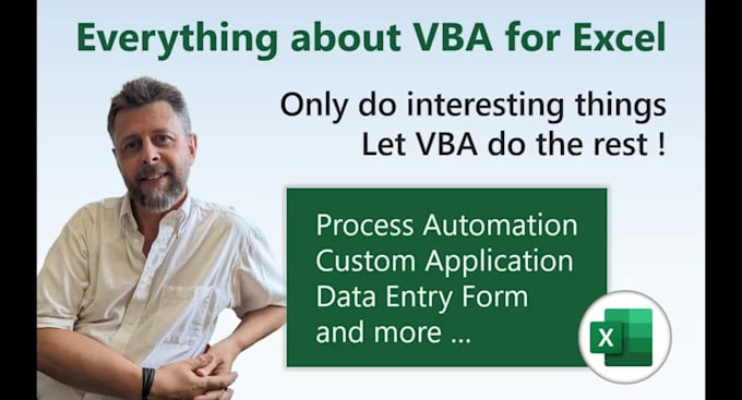 Automate your excel process with vba code by Qscode | Fiverr