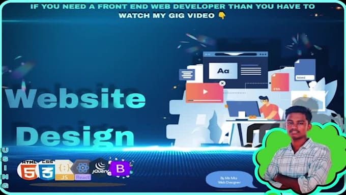 Be your front end web developer by Ms_mia | Fiverr