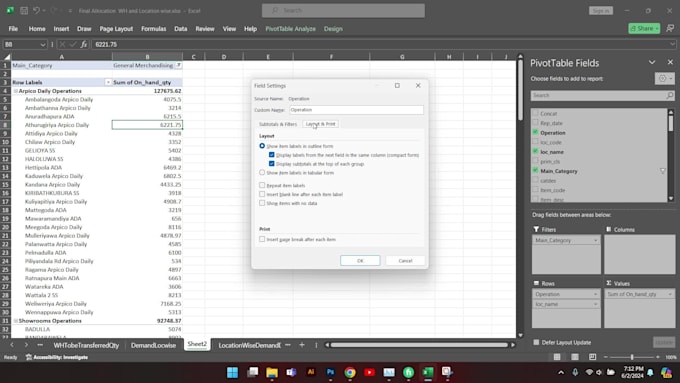 Do excel data cleaning, organize, merge, format and lookups by Sandunnipuna | Fiverr