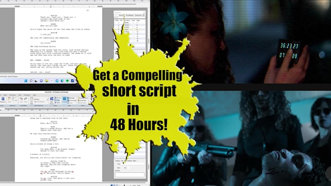 Write the first draft of a horror short script in 48 hours by ...