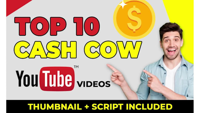 Create youtube top 10 videos and faceless cash cow video editing by ...