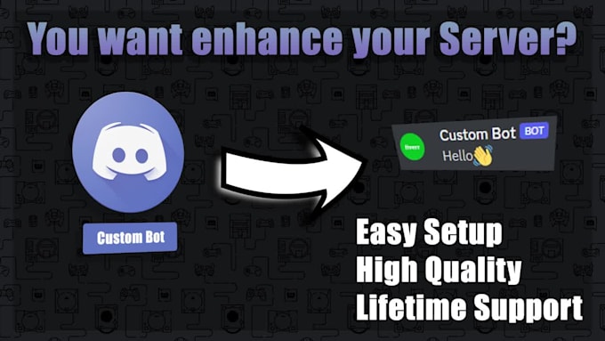 Create A Custom Discord Bot For Your Server By Bebedi Fiverr