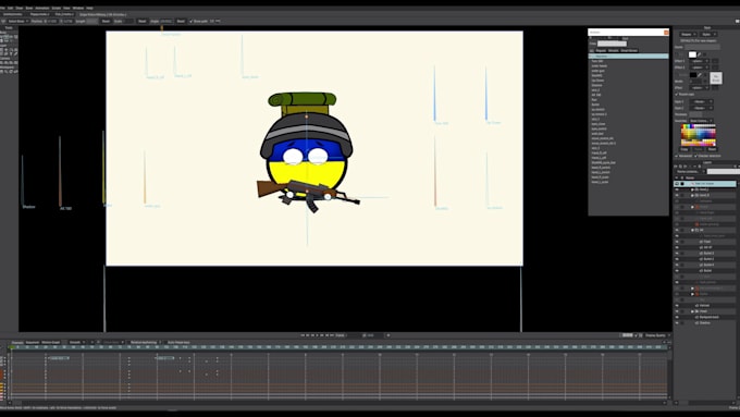 Do professional 2d character rigging in moho pro by Magic_5555 | Fiverr