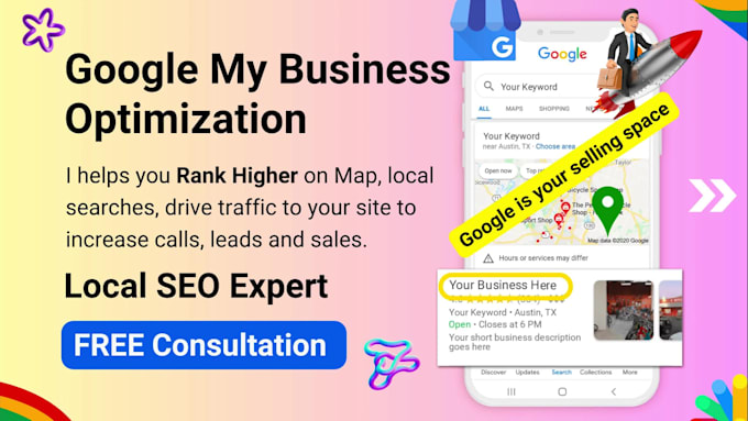 Optimize google business profile, map gmb ranking, local seo by Mshahbazz | Fiverr