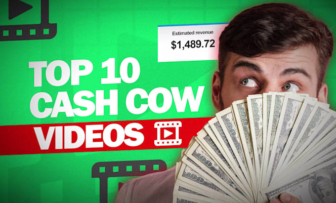 Create top 10 cash cow faceless videos and cash cow youtube automation ...