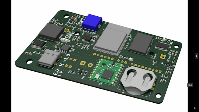 Design pcb boards in kicad eagle easyeda ready for manufacturing by Ahsan_pcb | Fiverr