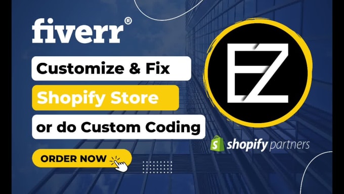 Do shopify store custom coding or customize and fix shopify website by ... Do shopify store custom coding or customize and fix shopify website by ...