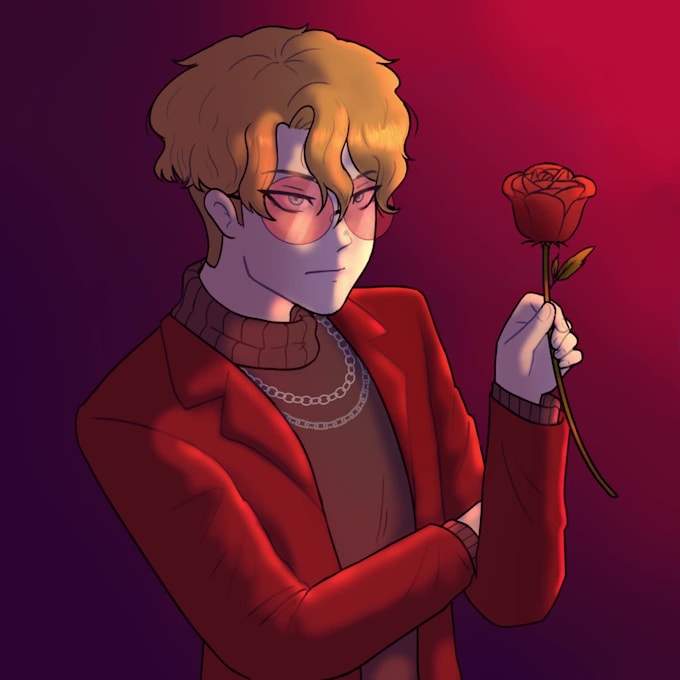 Draw custom art of your character in an anime cartoon style by ...