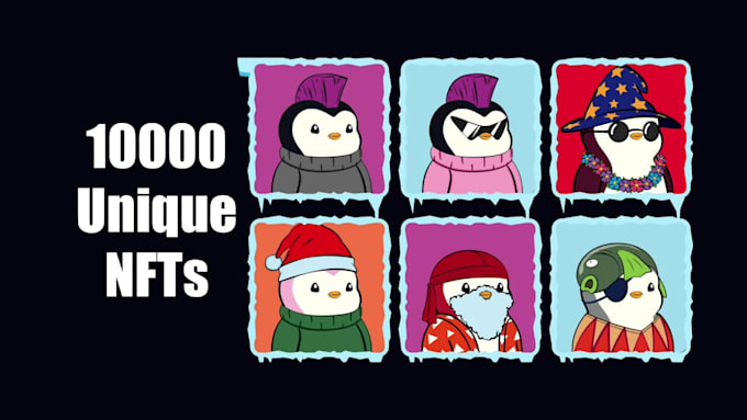 Generate 10k unique nfts art collection with metadata by Mads_studio | Fiverr