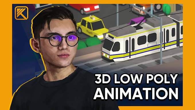 Create high quality 3d low poly animation for your project by ...