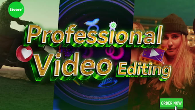 Do professional and creative video editing by Sachith_media | Fiverr