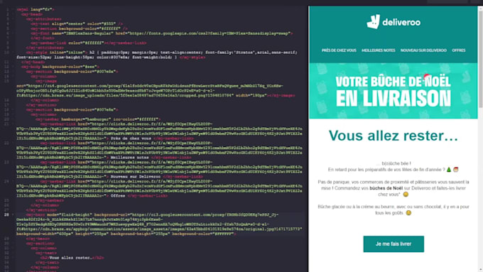 Convert the design layout of your email into html code by Bushgleb | Fiverr