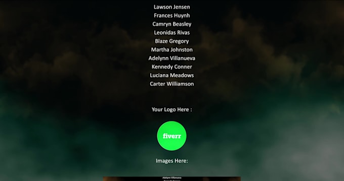Create a professional rolling opening and end credits for your film or ...
