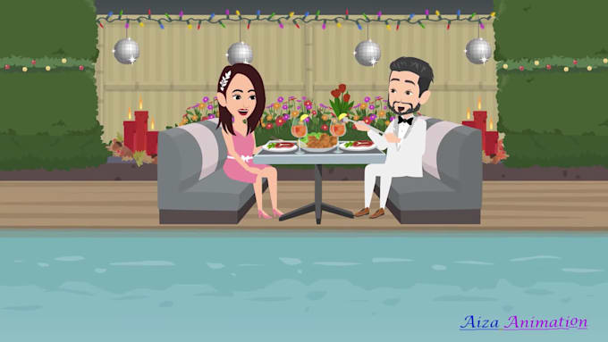 Create amazing animated wedding invitation, love story, and proposal ...