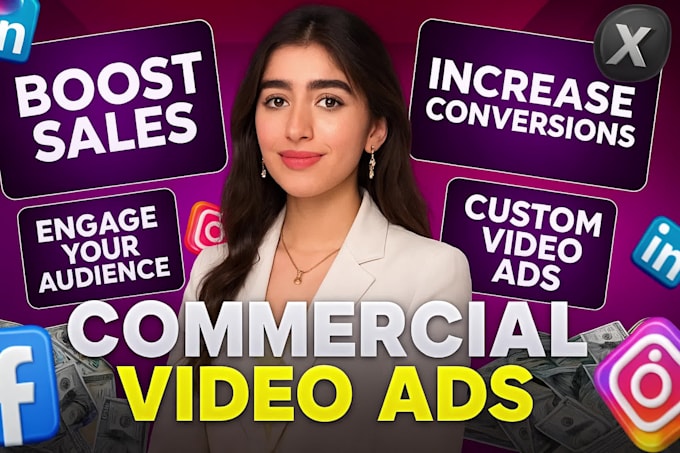 Create engaging video ads for businesses by Illumixus | Fiverr