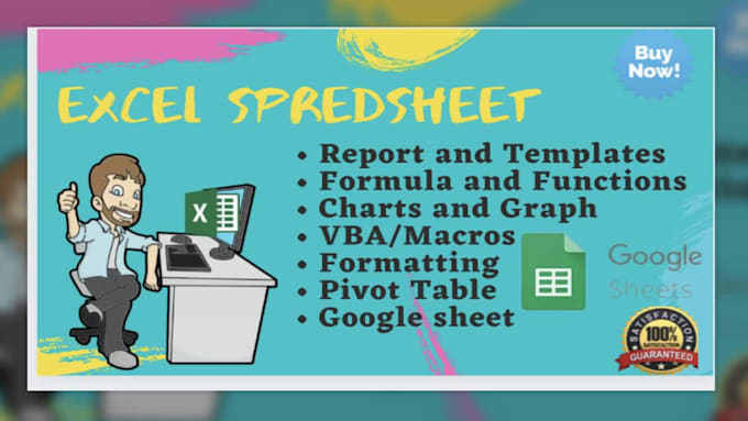 Create a professional excel spreadsheet for you, premium microsoft ...