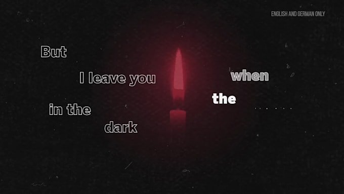 Create an eyecatching lyrics animation for your song by Motionkid | Fiverr