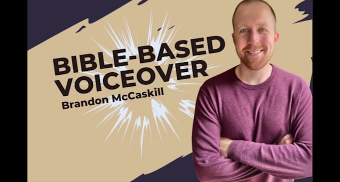 Do an american male christian bible voice over for church by ...