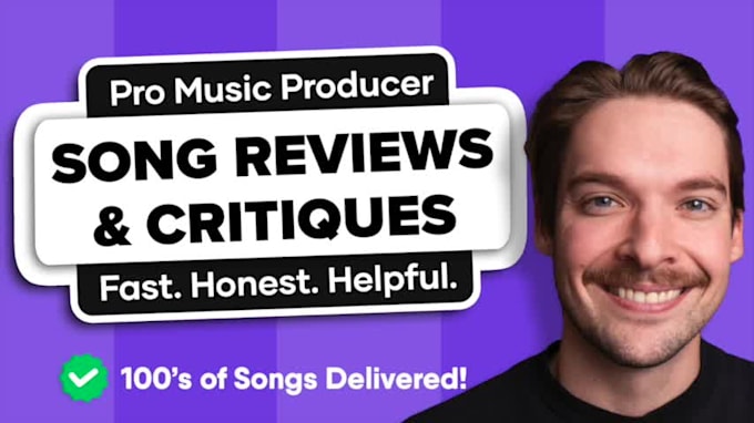 Be a professional listener for your song and give an honest song review ...