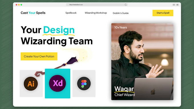 Design a creative web design prototype for your business by ...