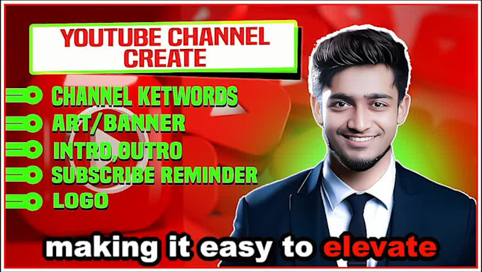 Create, setup, design and optimize youtube channel by Suhal49 | Fiverr