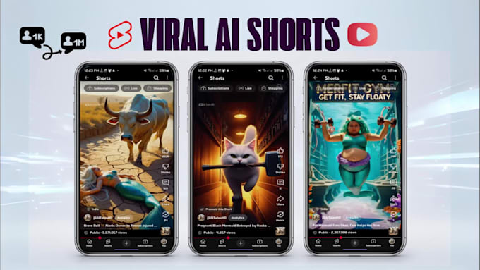 Create trending youtube ai shorts with consistent character by ...