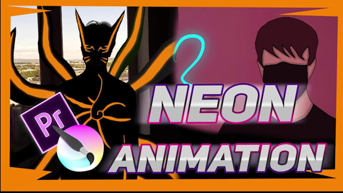 Do neon animation, text, video editing by Albertsk21 | Fiverr