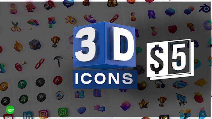 Create 3d icon design for website by Tastor | Fiverr